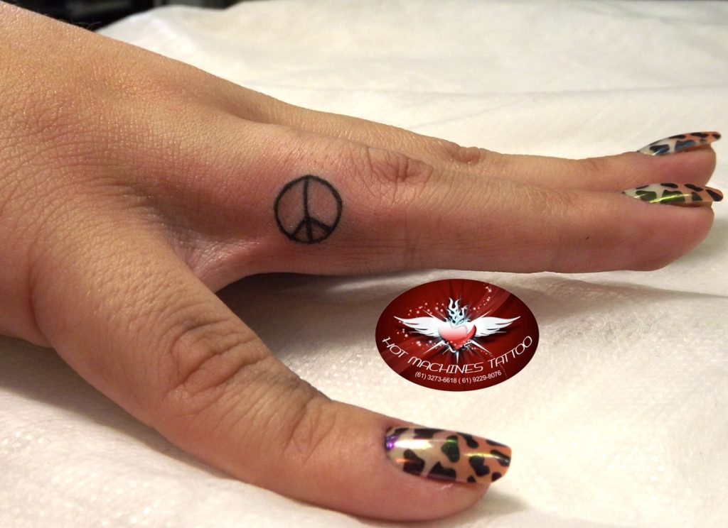 Tatuagem Simbolo Da Paz